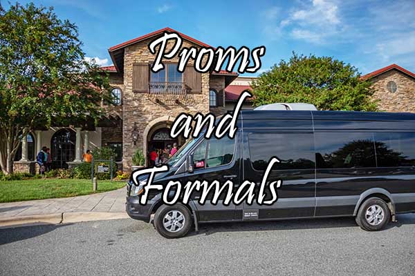 Prom Transportation – Van in Black